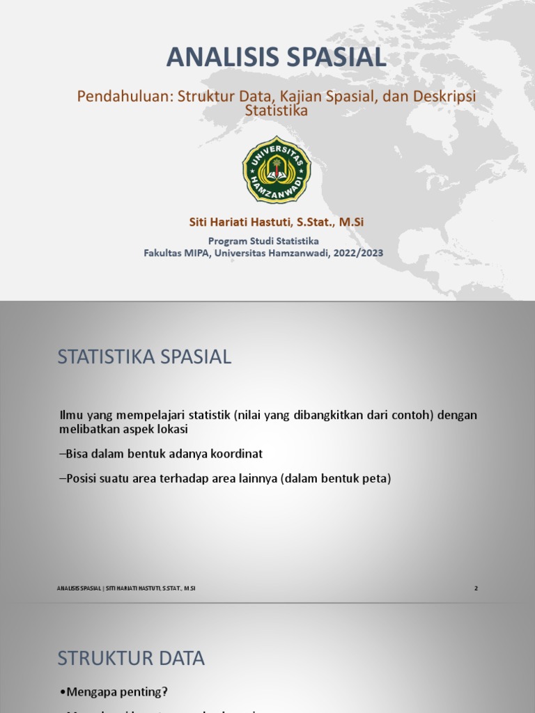 Analisis Spasial - M1 | PDF