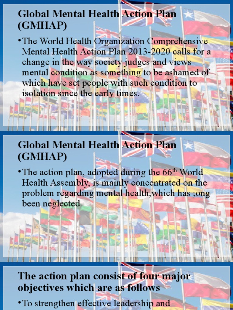 Global Mental Health Action Plan GMHAP | PDF | Lifestyle