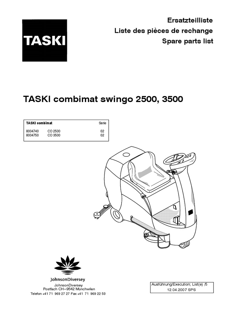 2.taski Swingo 3500 | PDF | Machine | Biens manufacturés