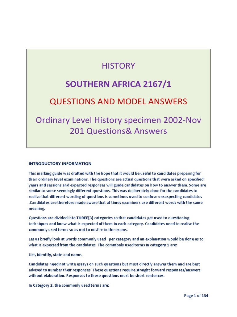 History of Southern Africa. | PDF