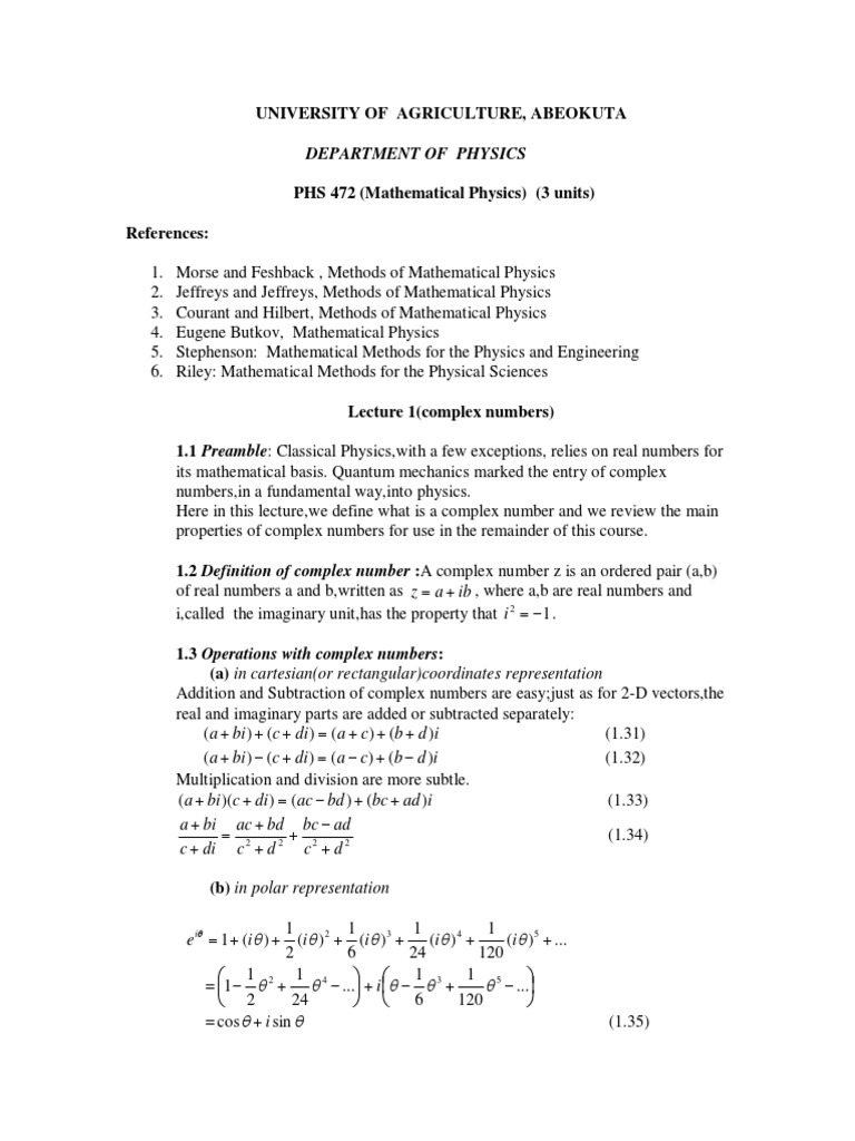 Mathematical Foundations of Complex Analysis | PDF | Partial Differential Equation ...