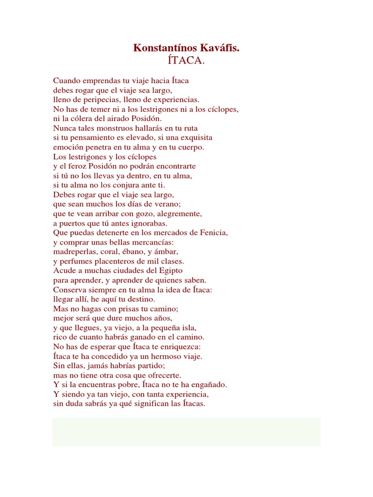 Poema Kavafis | PDF