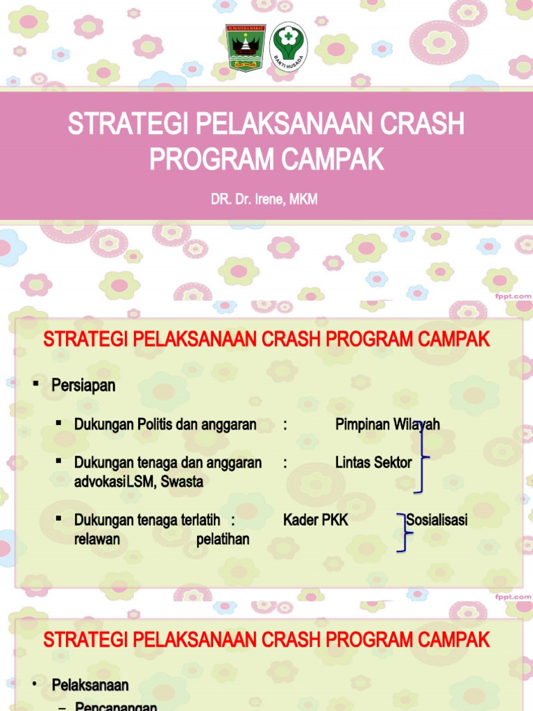 3 - 4. Tehnis Pelaksanaan Crash Program | PDF