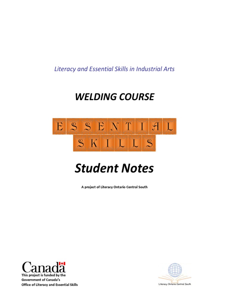Welding Student Notes | PDF | Welding | Construction