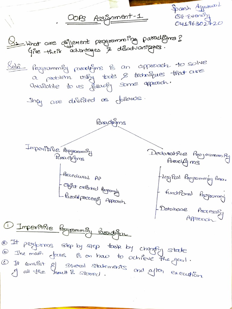 Oops Assignment 1 Pdf