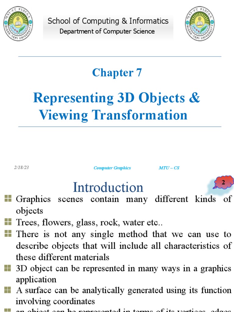 Chapter 7 - 9 Final | PDF | Shader | 3 D Computer Graphics