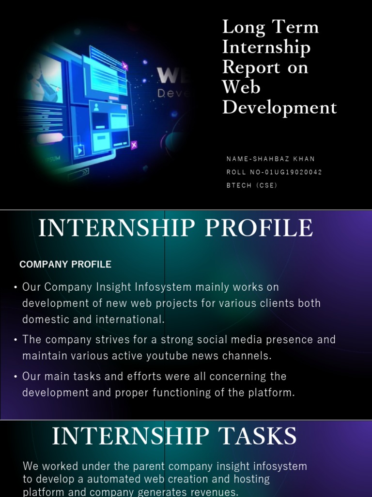 Web Development Presentation Pdf World Wide Web Internet Web