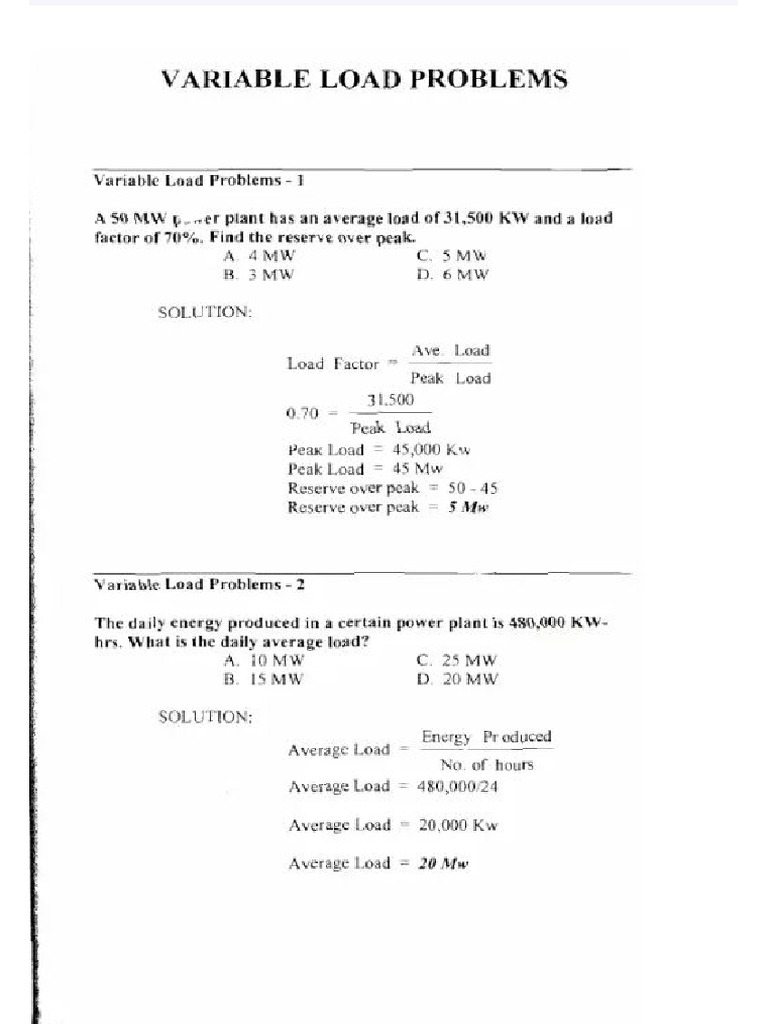 Variable Load by Alcorcon | PDF