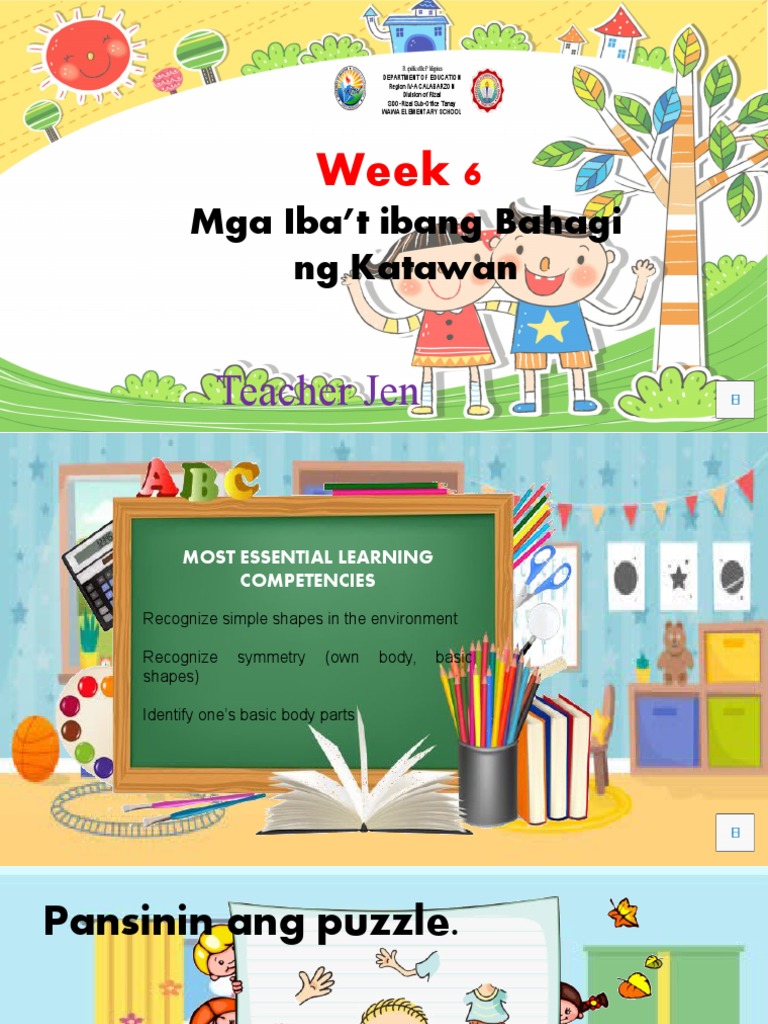 Mga Bahagi NG Katawan | PDF