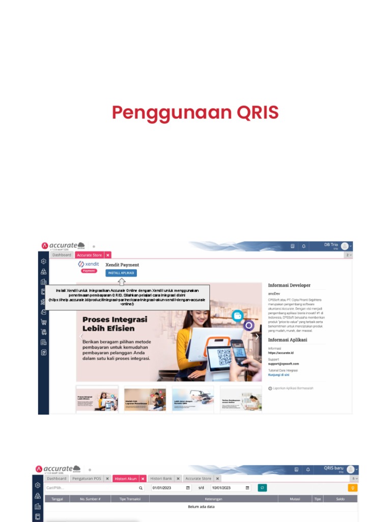 Integrasi QRIS dengan Xendit | PDF