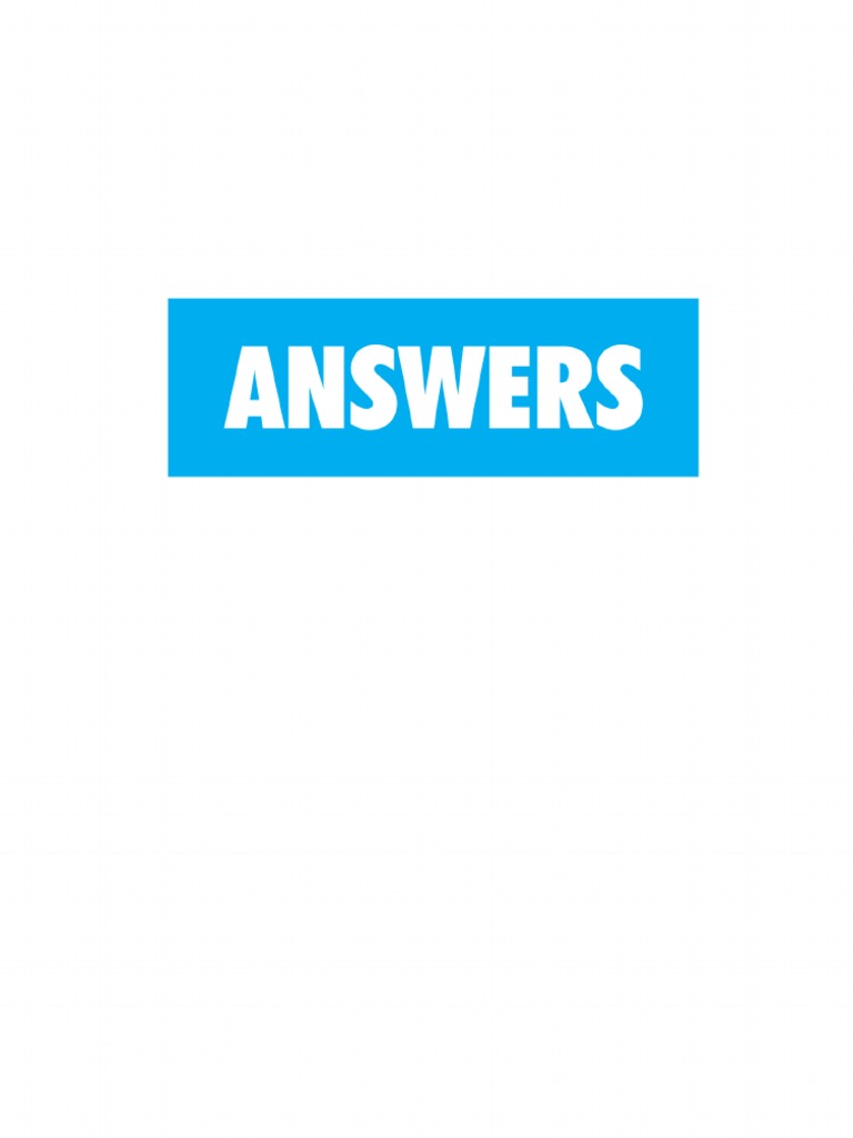 Book 2 Answers | PDF