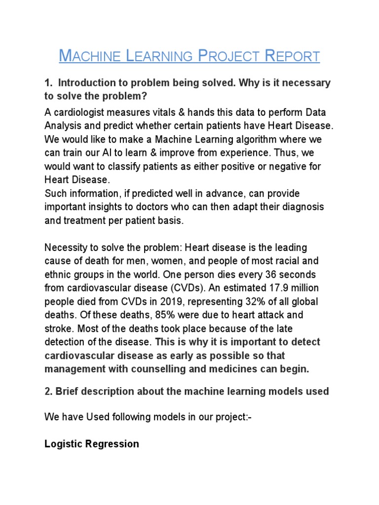 Evaluating Machine Learning Models for Predicting Heart Disease Using ... Evaluating Machine Learning Models for Predicting Heart Disease Using ...