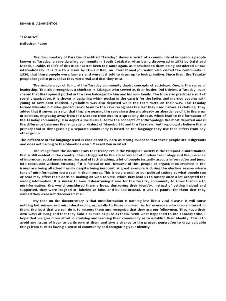 Tasaday | PDF | Communication