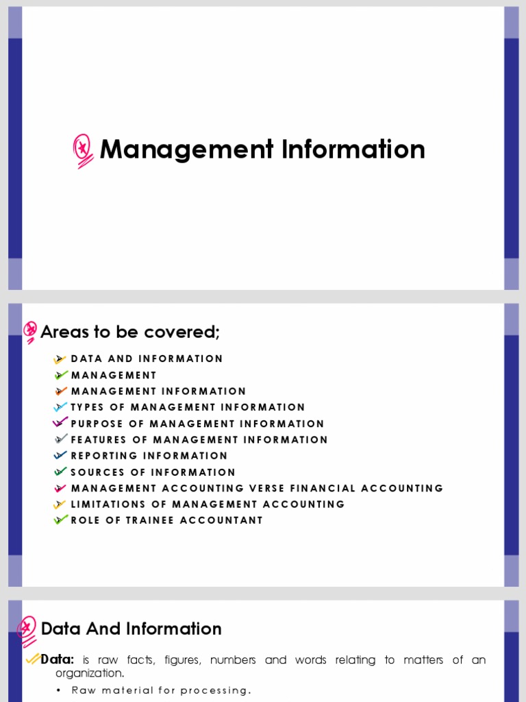 Management Information | PDF | Business | Management Accounting