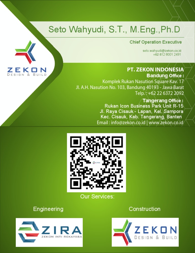 Zekon Indonesia: Engineering & Construction Services | PDF