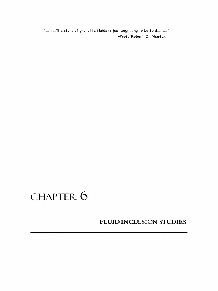 Fluid Inclusion | PDF | Melting Point | Phase (Matter)