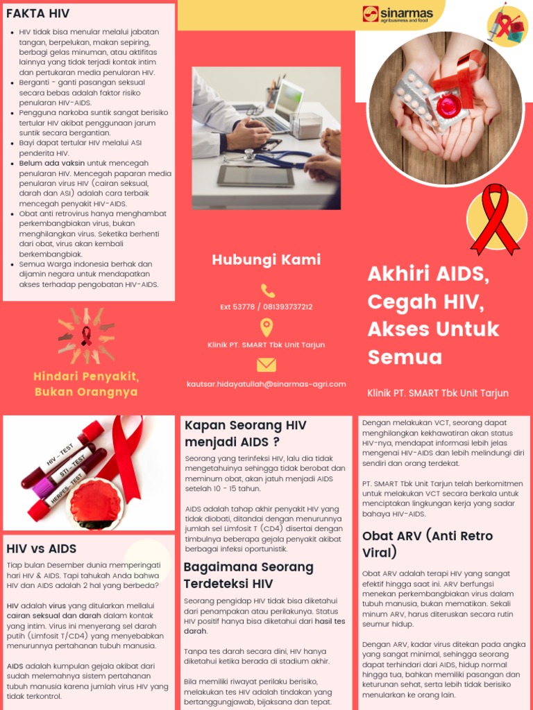 Brosur p2 Hiv - Aids 2021 | PDF | Pengembangan Diri