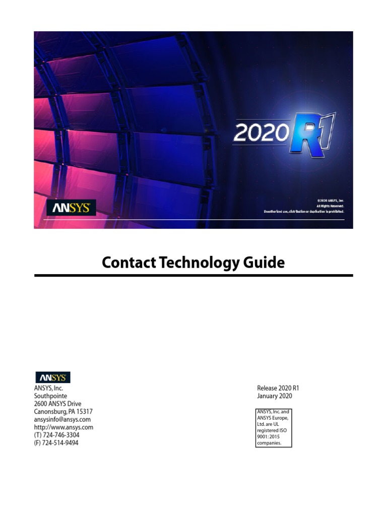 ANSYS Mechanical APDL Contact Technology Guide | PDF | Trademark | Friction