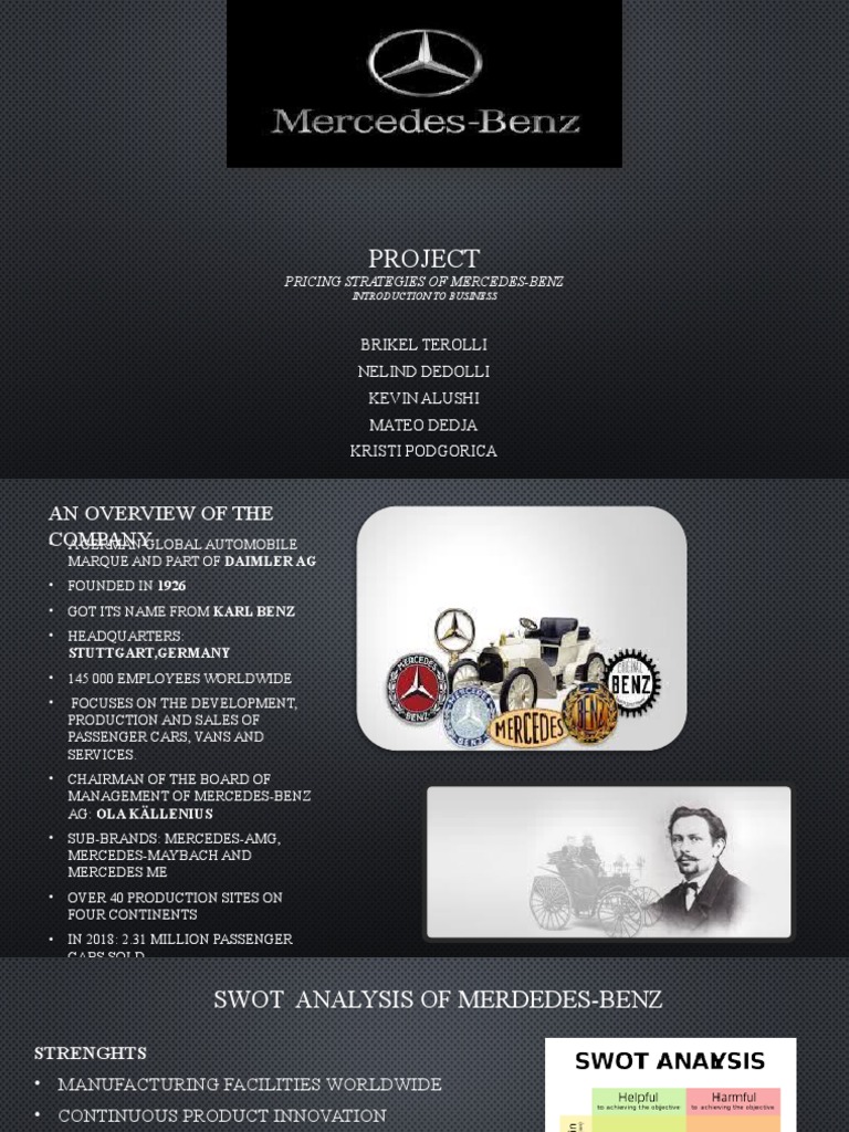 Mercedes-Benz Pricing Strategy Overview | PDF | Mercedes Benz | Car