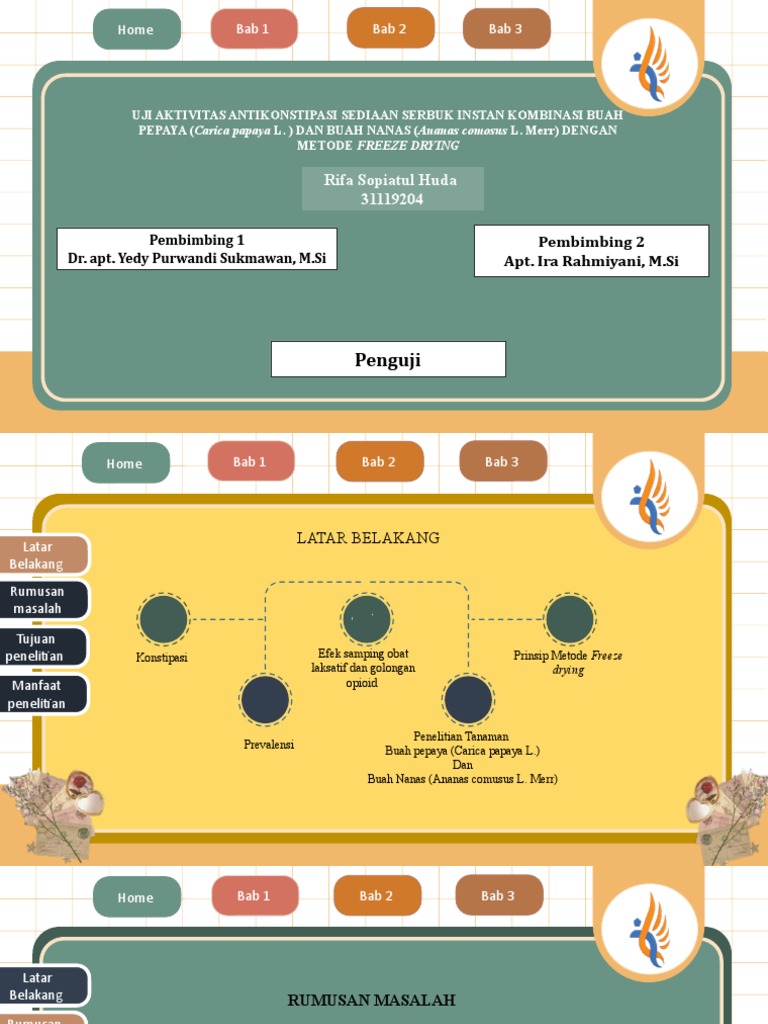 Template PPT Sempro Baru 2 | PDF