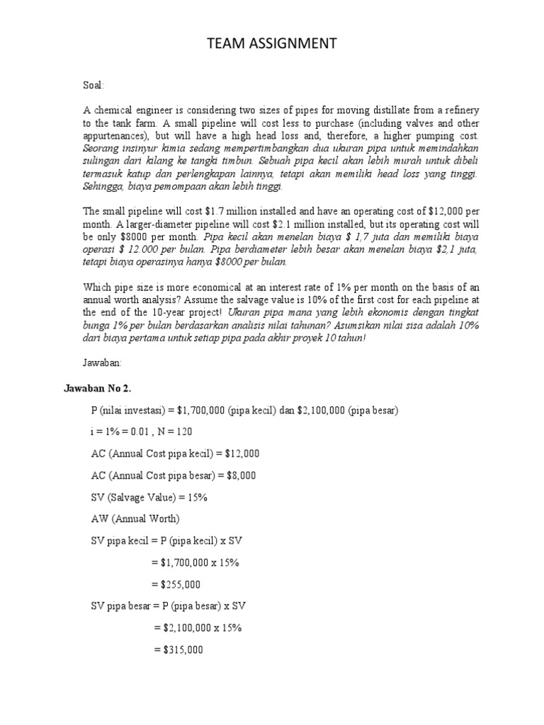 Team Assignment 1 | PDF