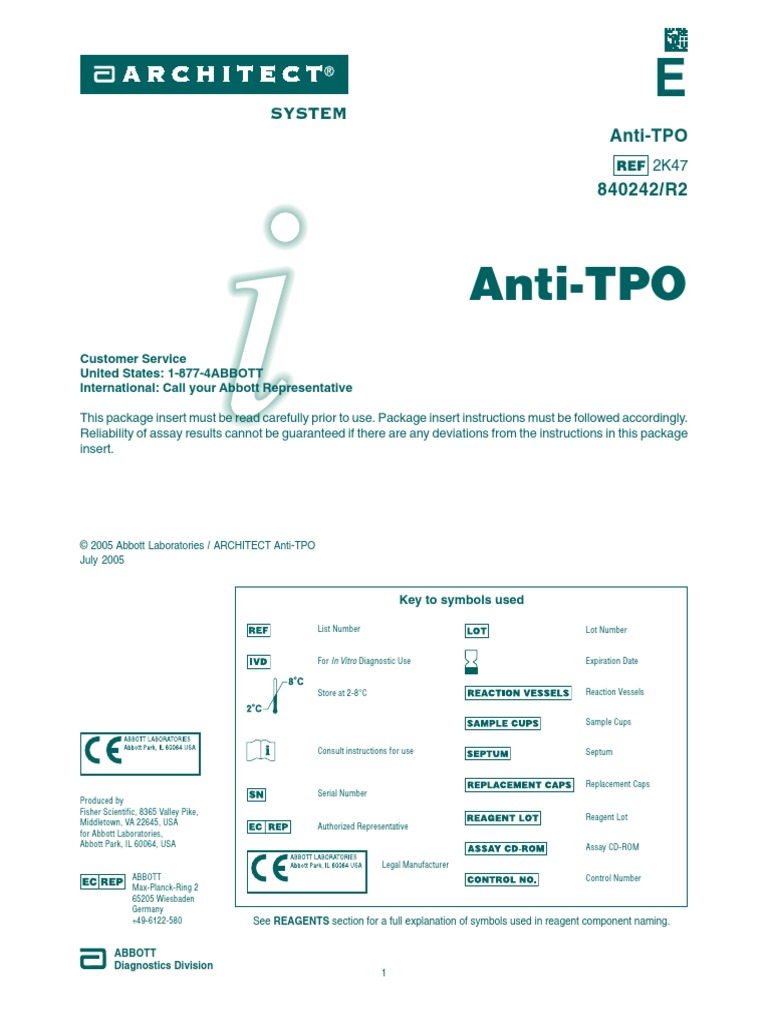 Anti-TPO ARC | PDF | Medical Specialties | Clinical Medicine