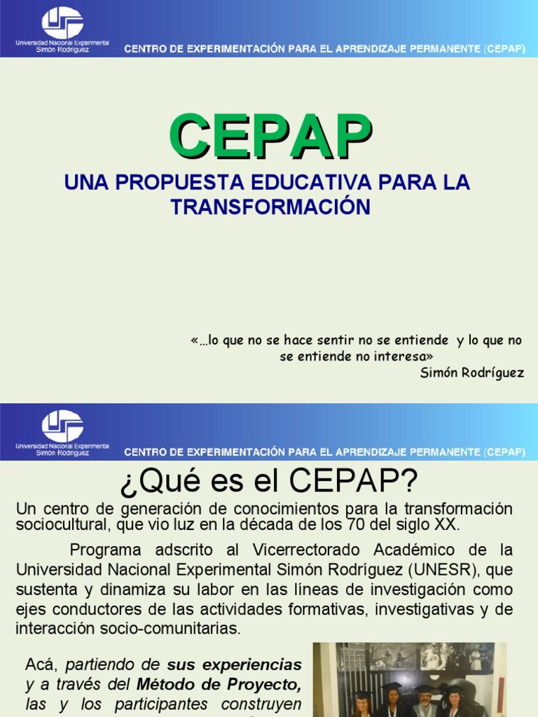 CEPAP: Centro de Transformación Educativa | PDF | Aprendizaje | Pensamiento