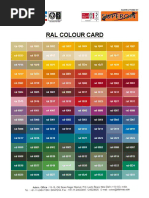 Isacord Thread Chart | PDF | Textile Arts | Textiles