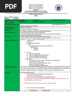 Lesson Plan TLE | PDF | Sewing | Sewing Machine