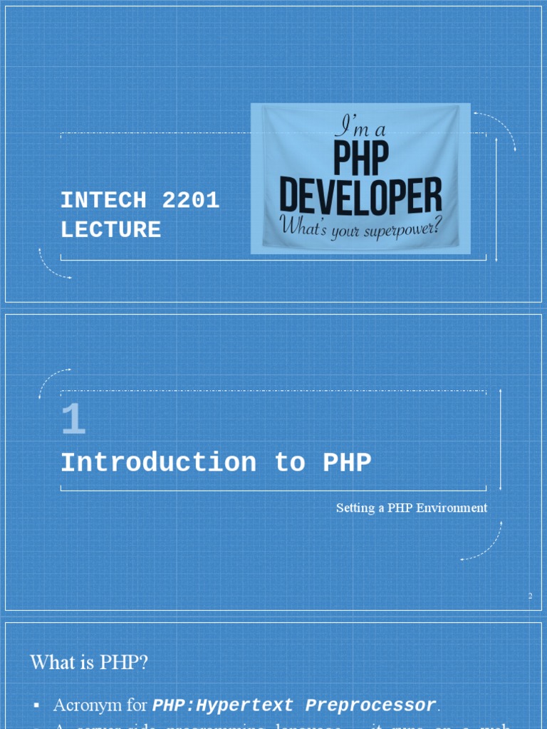 Introduction To PHP | PDF | Php | Control Flow