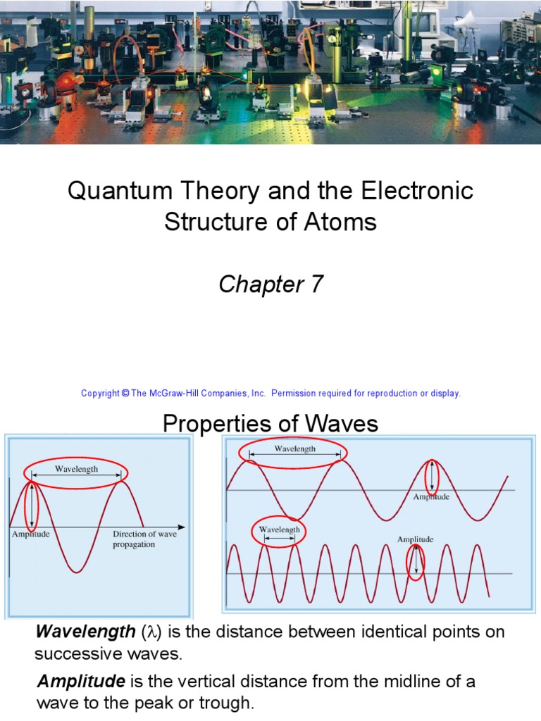 CH 7 | PDF | Atomic Orbital | Electromagnetic Radiation