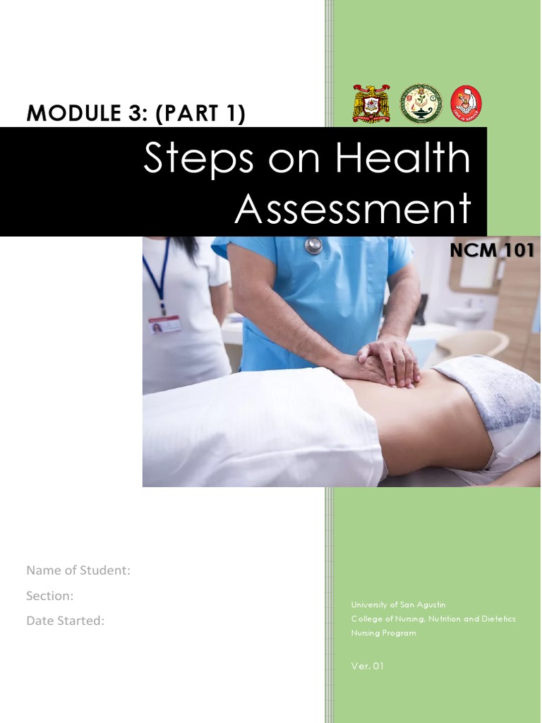 Module 3a - Steps in Health Assessment - Subjective Data | Download ...