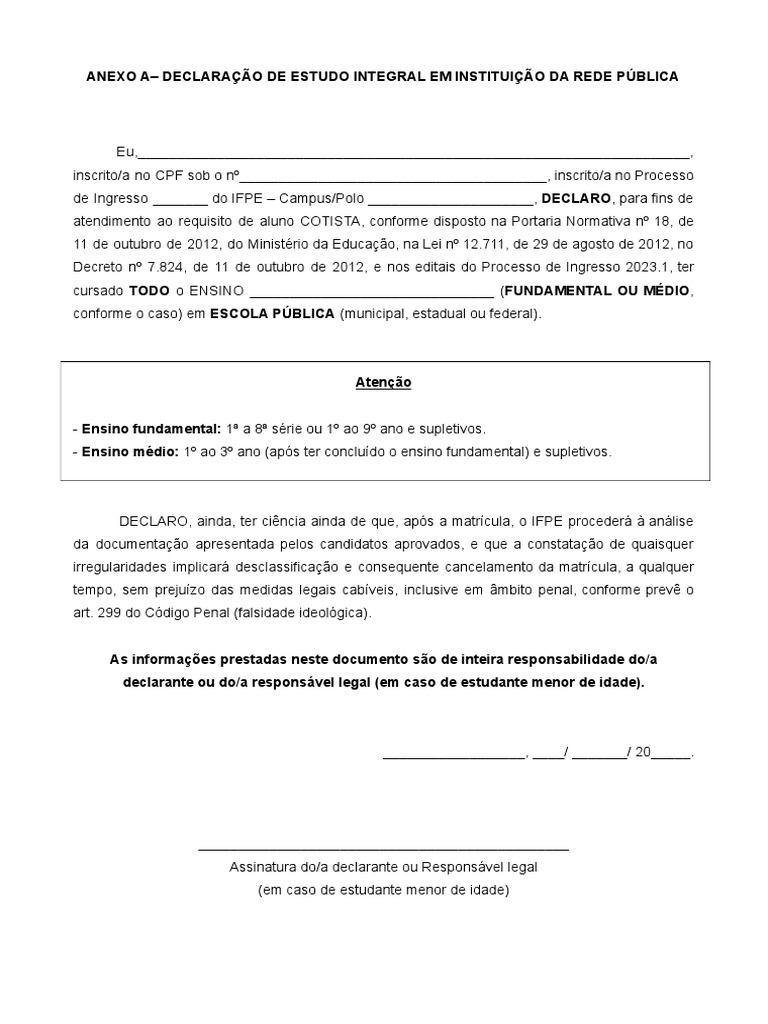 Comprovante - Rede Pública | PDF