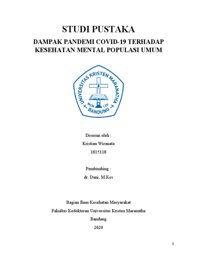 Studi Pustaka Peran Kader Dalam Program Tuberkulosis | PDF