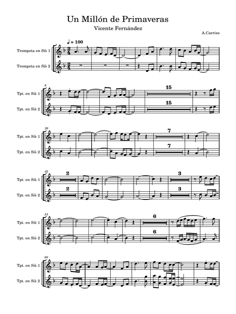 Un Millón de Primaveras | PDF