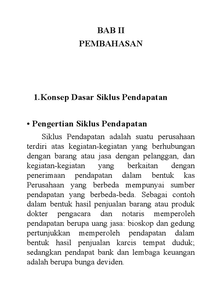 Audit Siklus Pendapatan dan Metodologi | PDF