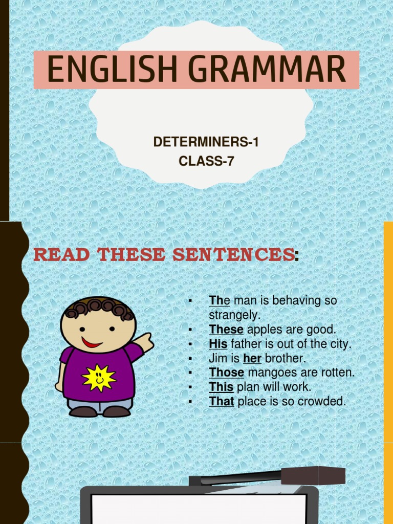 Determiners 1 | PDF | Noun | Linguistic Morphology