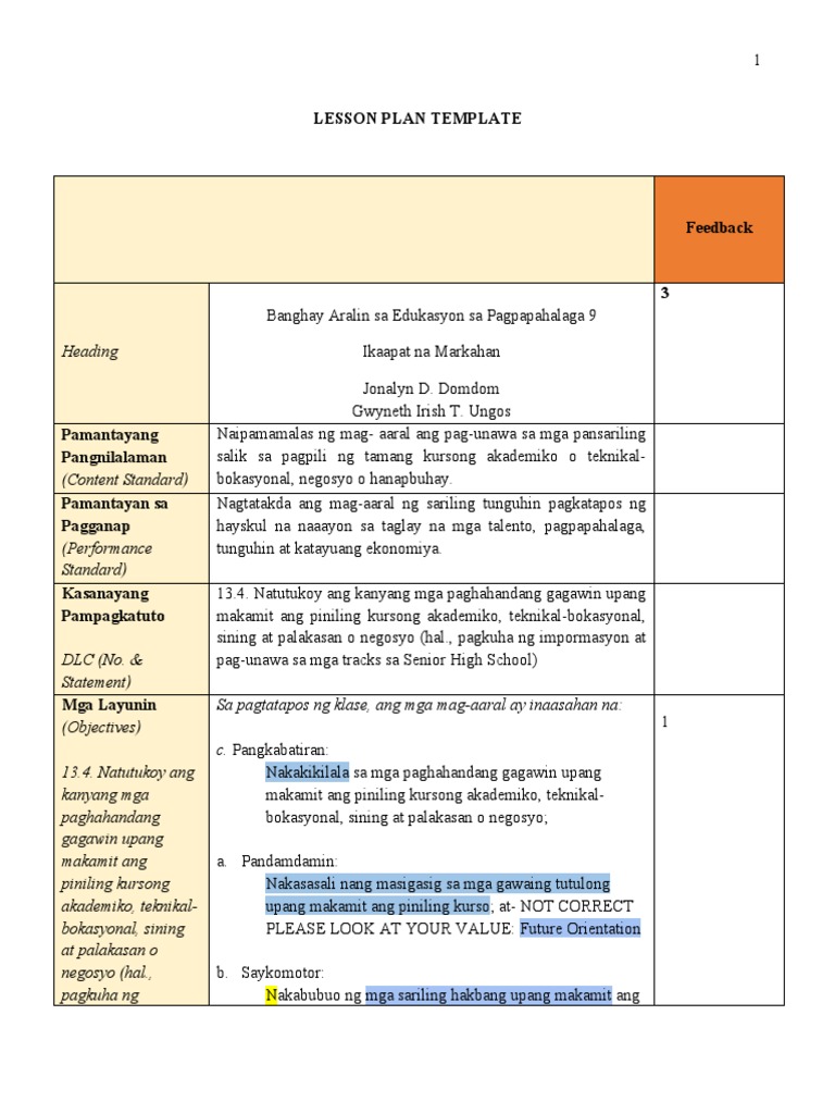 Passed LP On Lms 2nd Draft Domdom-Ungos Team Teaching Lesson Plan | PDF