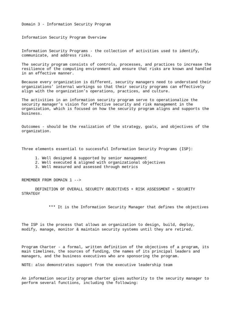 Information Security Program | PDF | Cloud Computing | Information Security