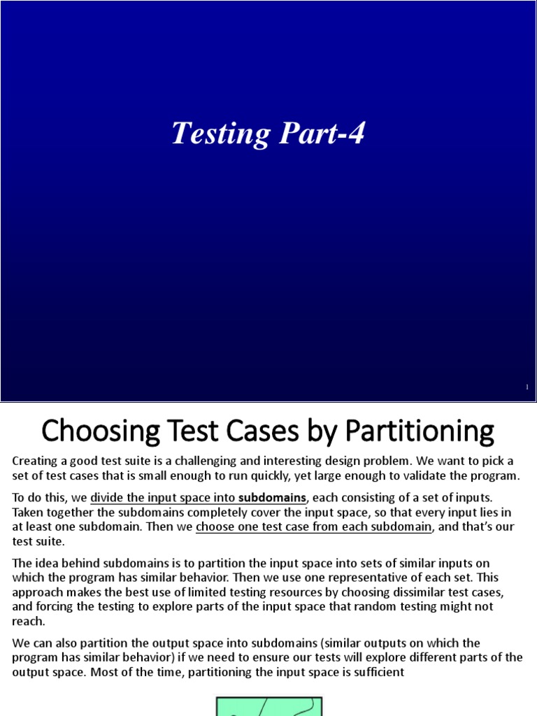 Lecture25 Testing Part4 Pdf Unit Testing Integer Computer Science 2509