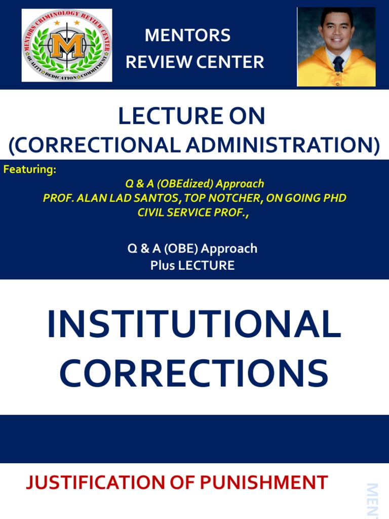Mentors Correctional Administration | PDF | Prison | Punishments