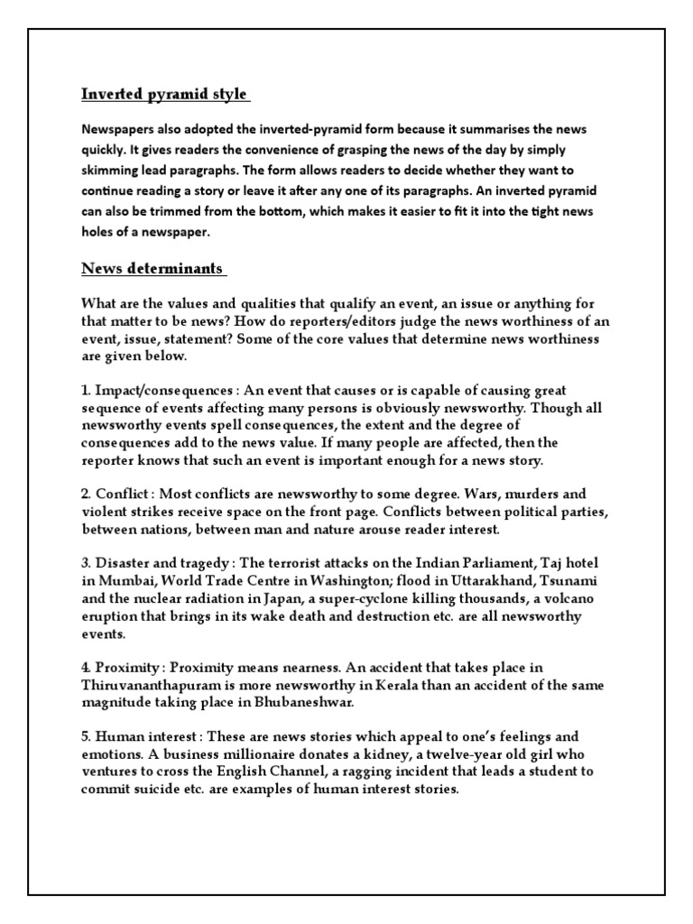 Exam Bit | PDF | Copy Editing | Newspapers