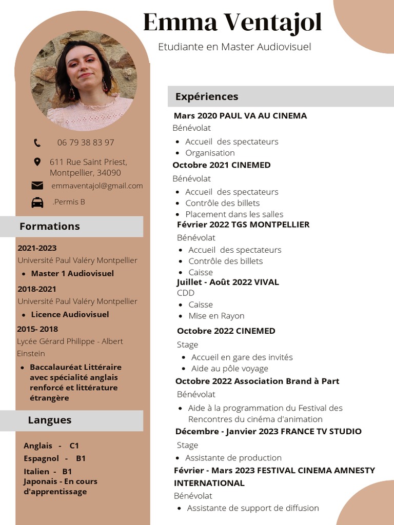 CV Ventajol Emma | PDF