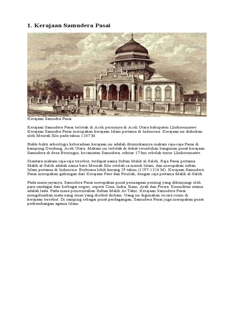 Tugas Ips 16 Kerajaan Islam Di Indonesia | PDF