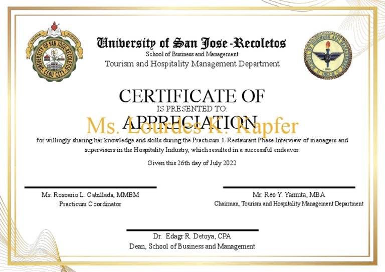 White Modern Employee Recognition Certificate | PDF