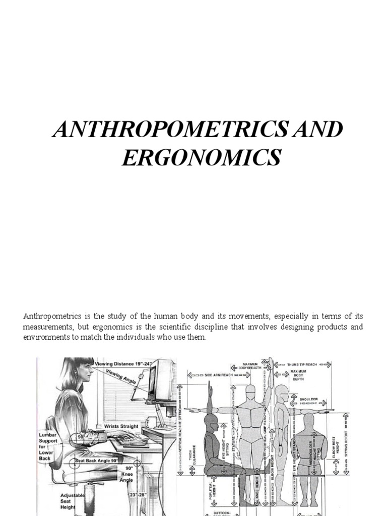 Anthropometric S | PDF | Human Factors And Ergonomics | Anthropometry
