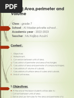 Lesson Plan: A. 1. Indicators | PDF | Area | Circle