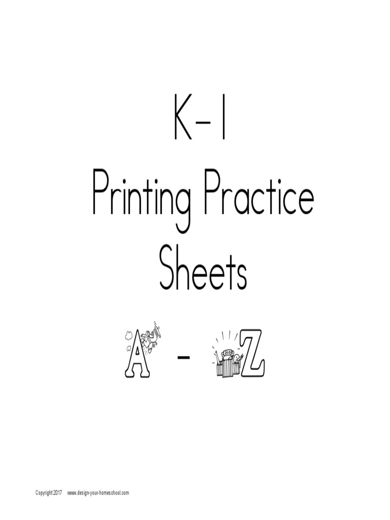K 1 Printing Practice Printables | PDF K 1 Printing Practice Printables | PDF