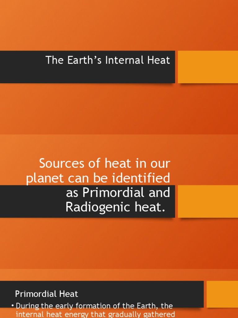 2the Earth's Internal Heat-Endogenic Processes | PDF | Convection | Earth