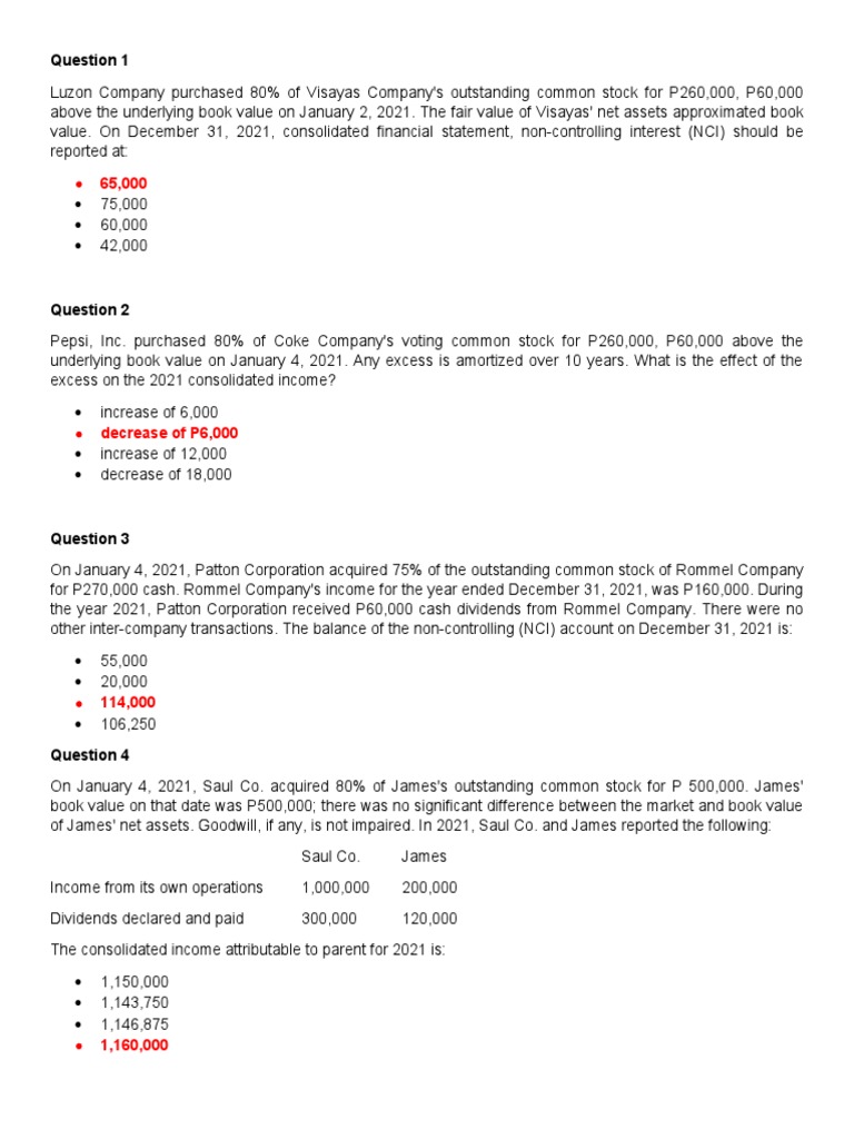 AFAR Quiz 4 and 5 | Download Free PDF | Depreciation | Book Value